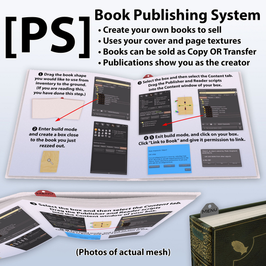 Second Life Marketplace - [PS] Book Publishing System